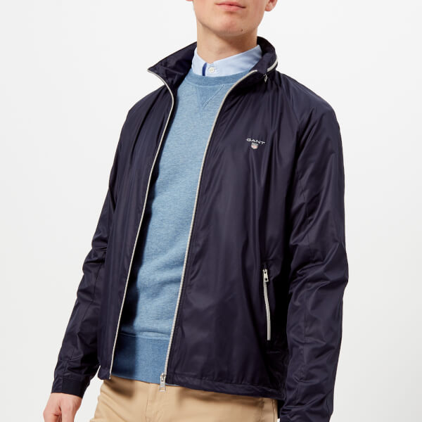 GANT Men S Windbreaker Jacket Classic Blue Clothing TheHut
