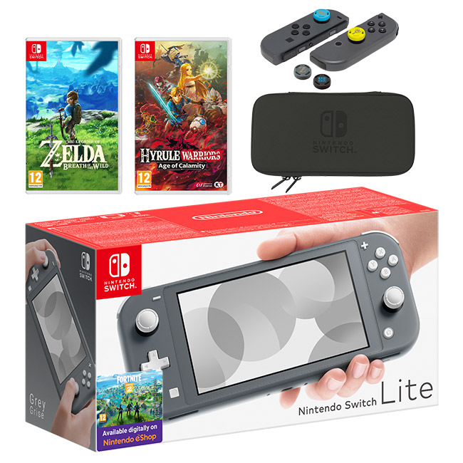 Nintendo Switch Lite (Grey) The Legend of Zelda Double Pack | Nintendo ...
