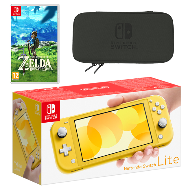 Nintendo Switch Lite (Yellow) The Legend of Zelda: Breath of the Wild ...