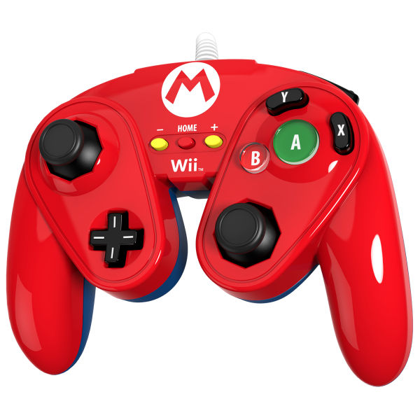 Super Smash Bros Officially Licensed Wired Fight Pad - Mario Wii U ...
