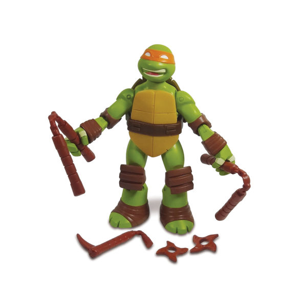 Teenage Mutant Ninja Turtles Action Figure - Battle Shell Michelangelo ...