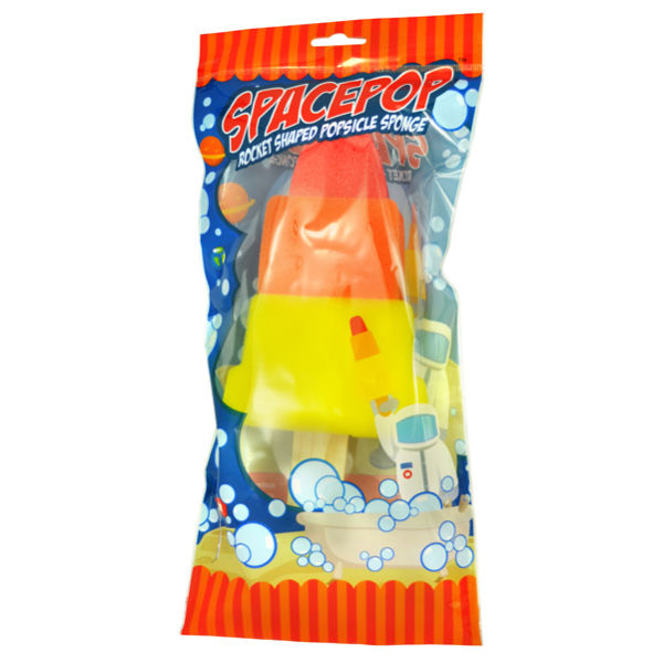 Spacepop Rocket Ice Lolly Shaped Sponge | IWOOT