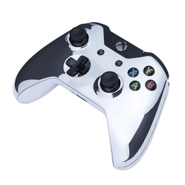 Xbox One Wireless Custom Controller - Chrome Silver Games Accessories ...