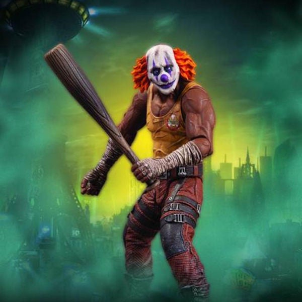 Batman Arkham City Series 3 - Clown Thug Action Figure with Bat | IWOOT