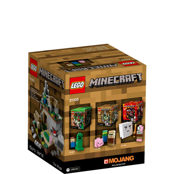 Lego Cuusoo Minecraft Micro World - The Village Toys | TheHut.com
