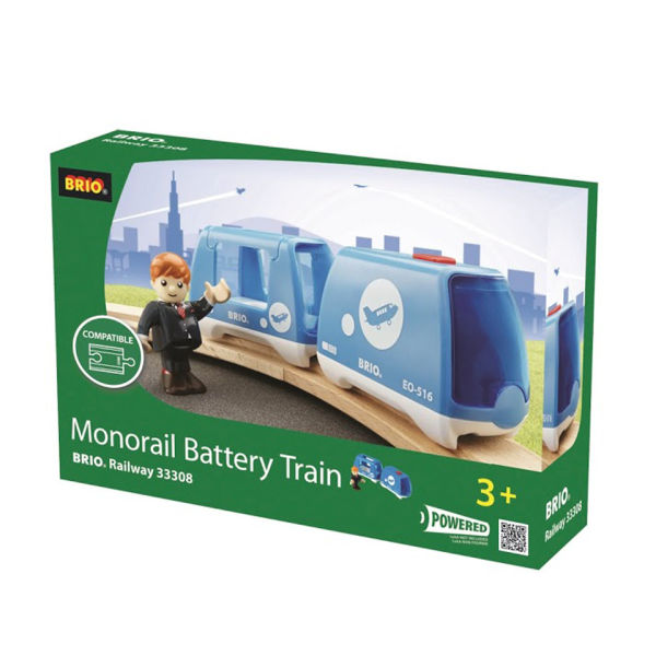 Brio Battery Powered Monorail Train | IWOOT