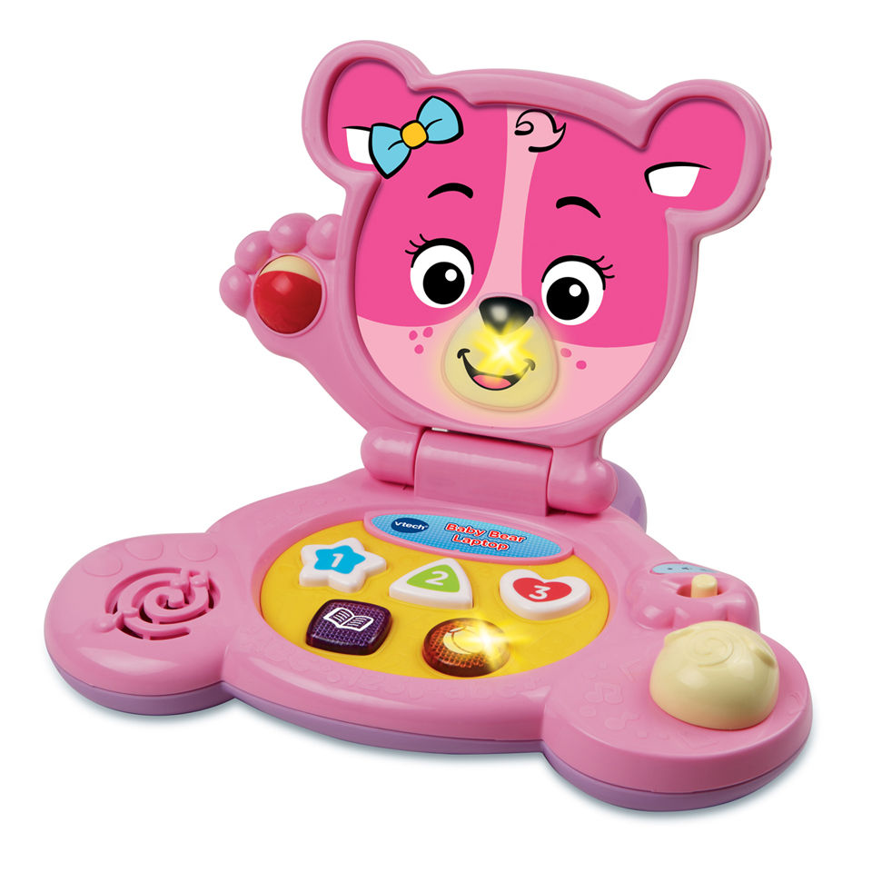 Vtech Baby Bear Laptop - Pink Toys - Zavvi UK