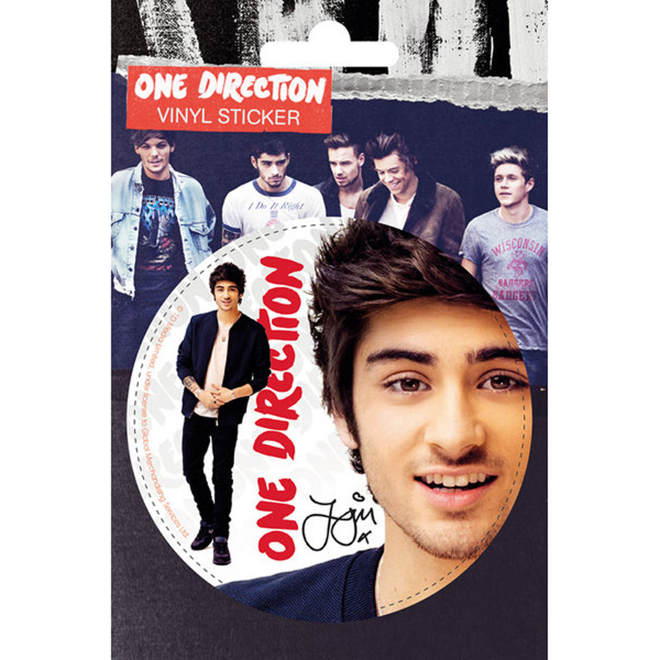 One Direction Zayn Malik - Vinyl Sticker - 10 x 15cm Merchandise - Zavvi UK