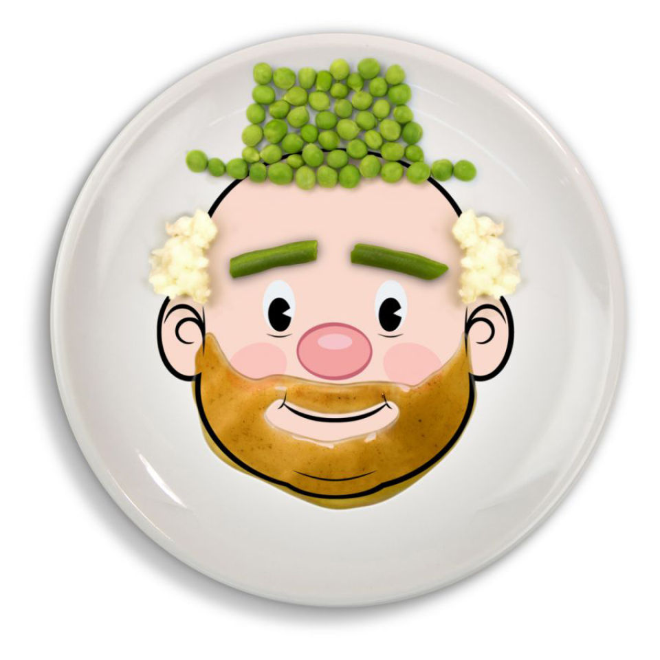 Food Face Plate | IWOOT