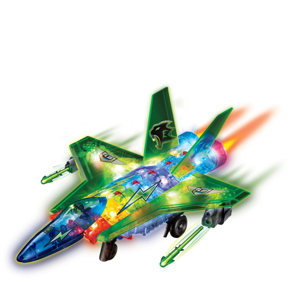 Lite Brix Super Jet Fighter Toys - Zavvi UK