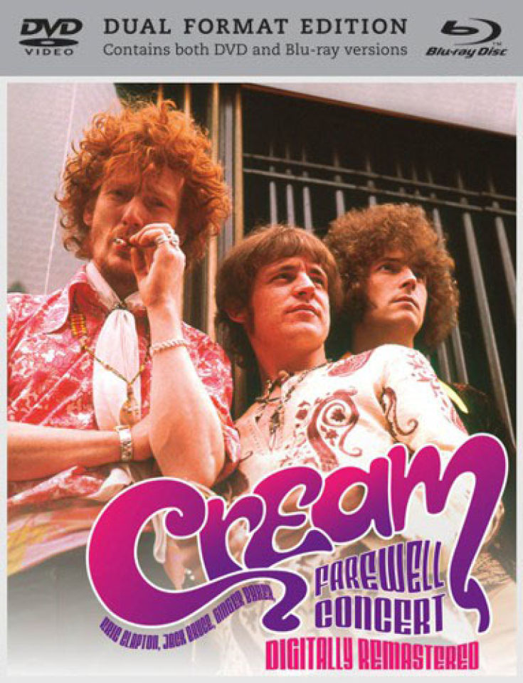 Cream Farewell Concert - Dual Format Edition (Digitally Remastered) Blu ...