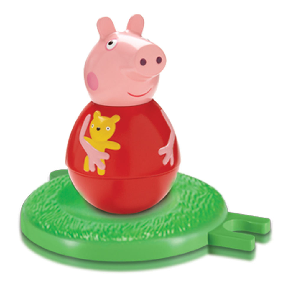 Peppa Pig Weebles Wobbly Figure and Base - IWOOT UK