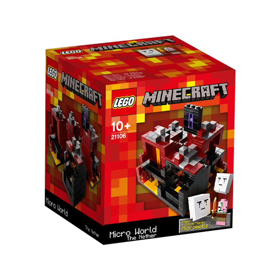 Lego Cuusoo Minecraft Micro World - The Nether Toys | Zavvi