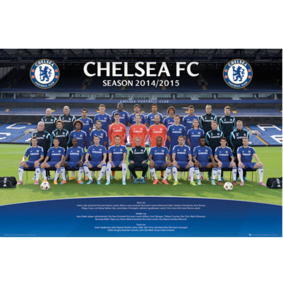 Chelsea Team Photo 14/15 - Maxi Poster - 61 x 91.5cm Merchandise | Zavvi