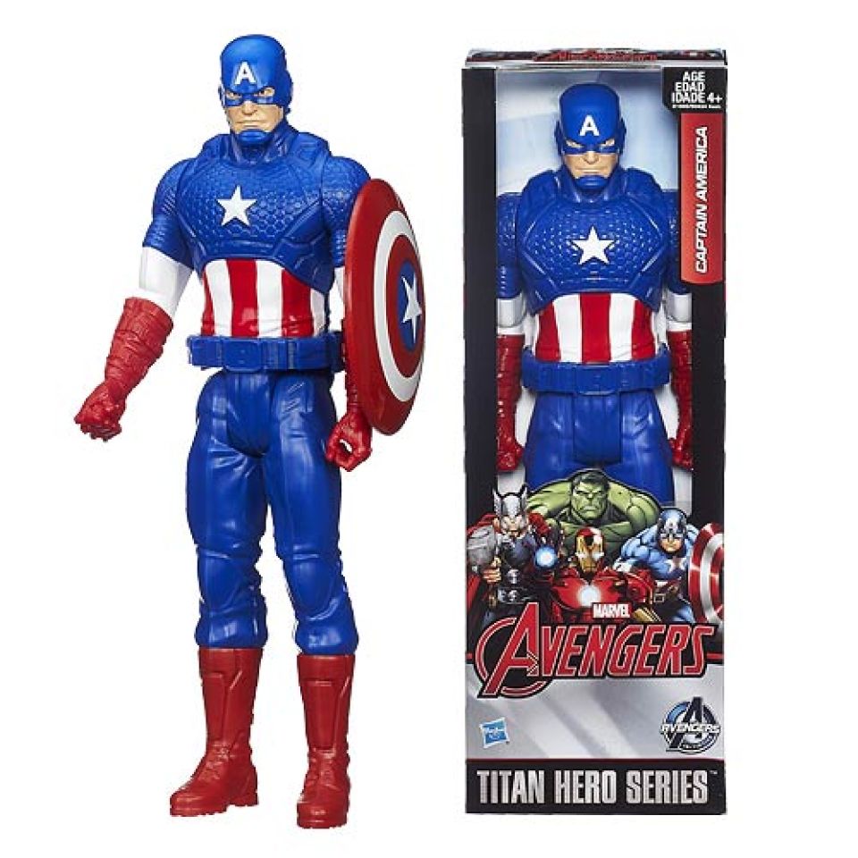 Marvel Avengers Age of Ultron Titan Hero Captain America 12 Inch Action ...