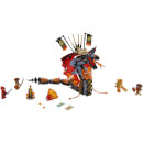 LEGO NINJAGO: Fire Fang Snake Toy for Kids (70674) Toys - Zavvi UK