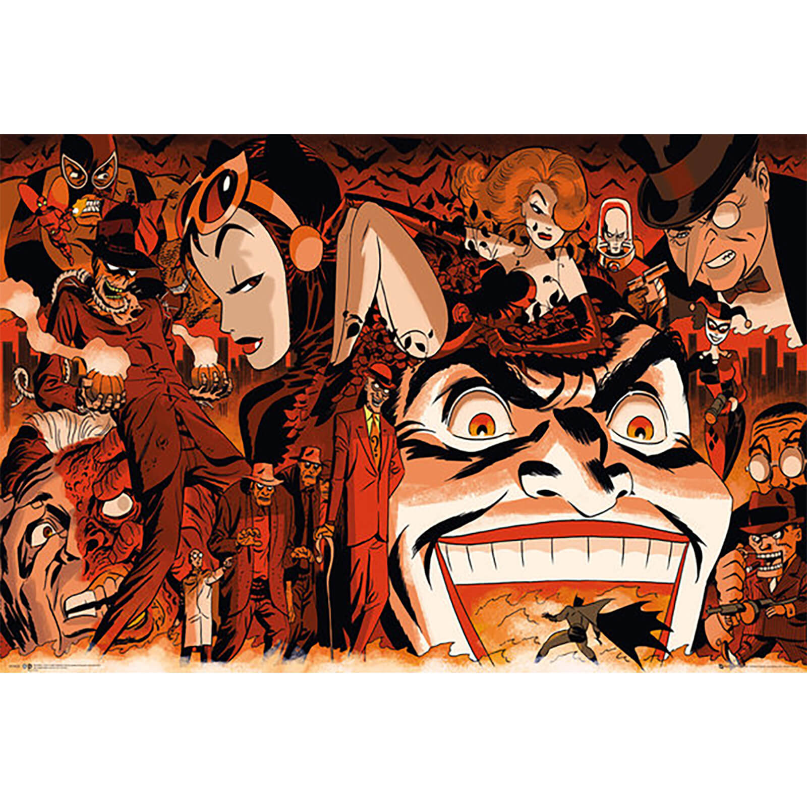 DC Comics Batman Comic Villains - 24 x 36 Inches Maxi Poster ...