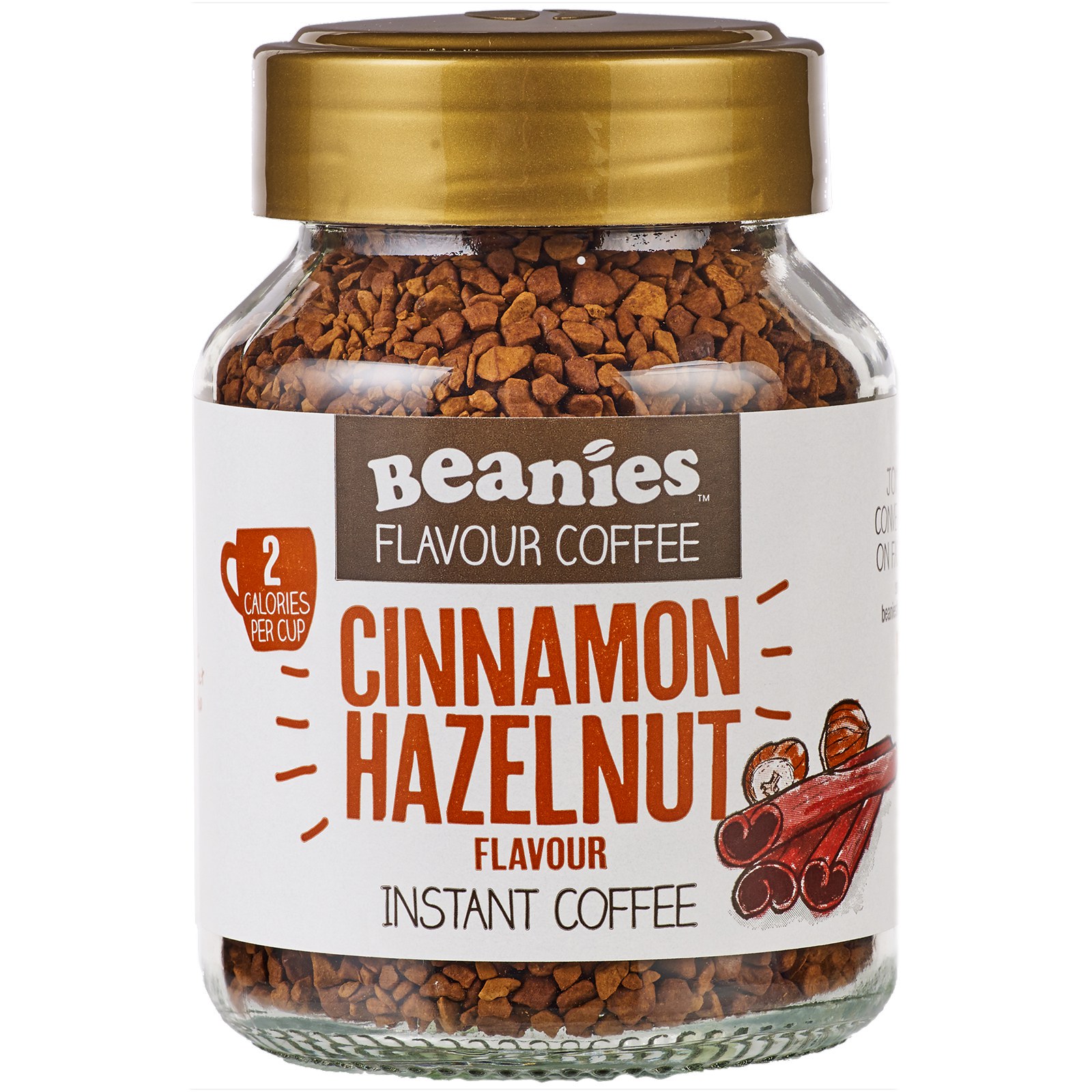 Beanies Cinnamon Hazelnut Flavour Instant Coffee | Exante UK
