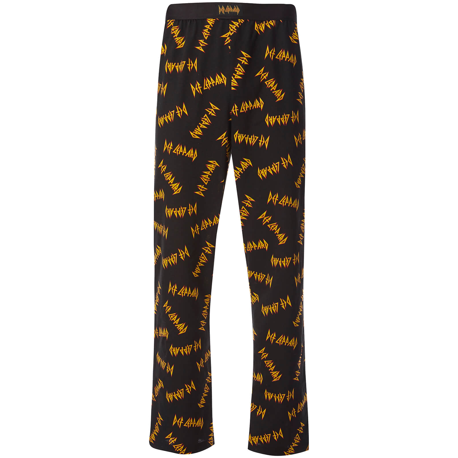 Def Leppard Men s Lounge Pants Black Merchandise Zavvi Australia