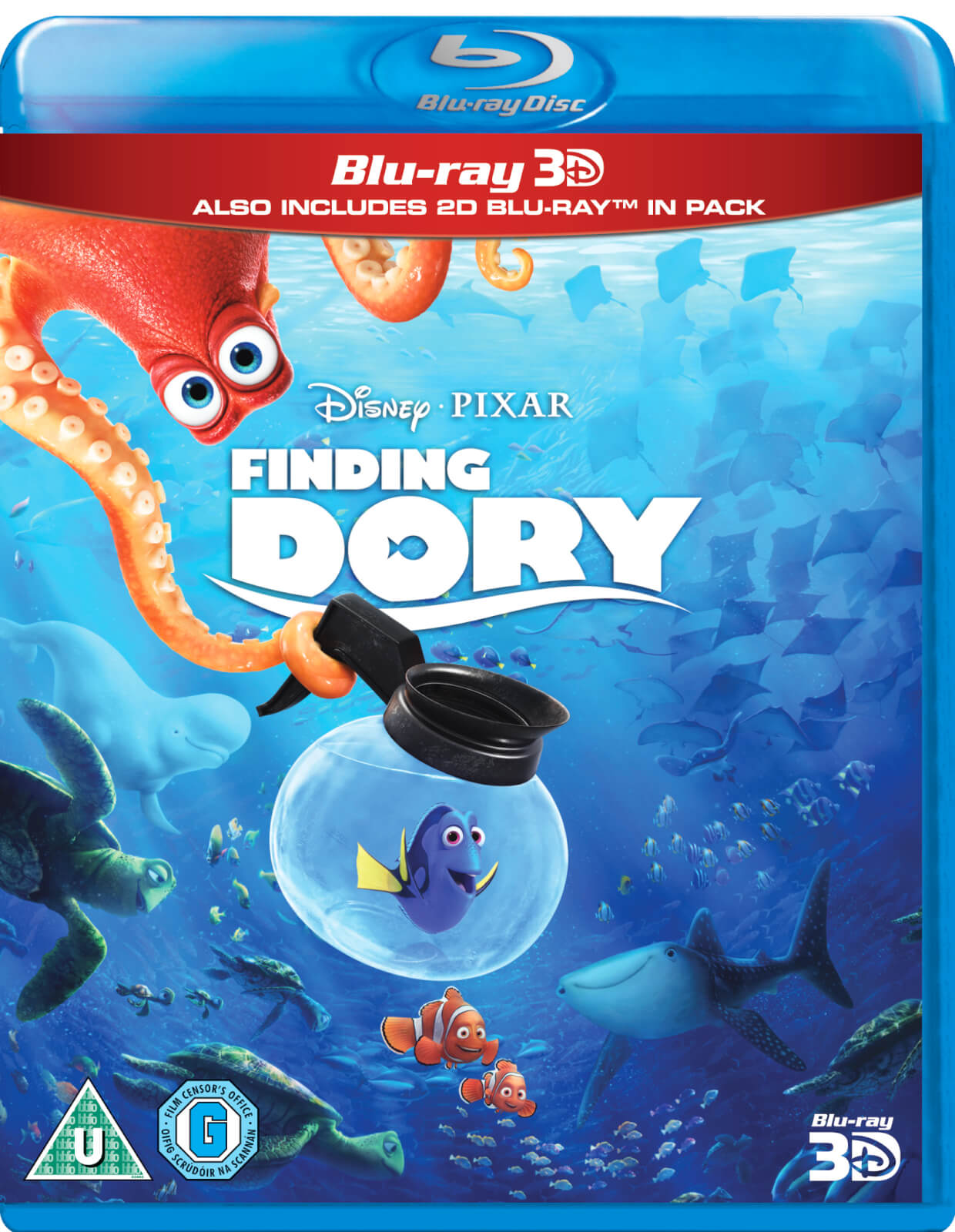Finding Dory 3D (Includes 2D Version) Blu-ray | Zavvi