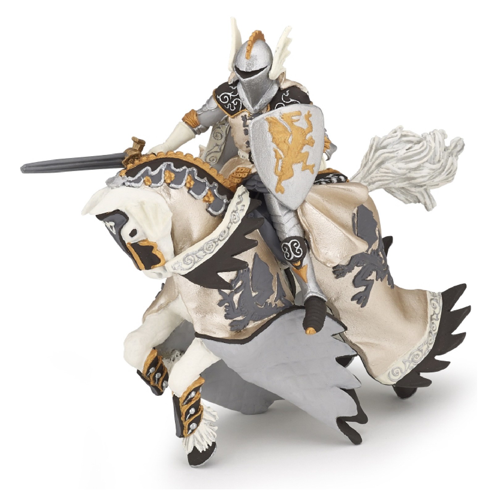 Papo Medieval Era: Dragon Prince and Horse | IWOOT