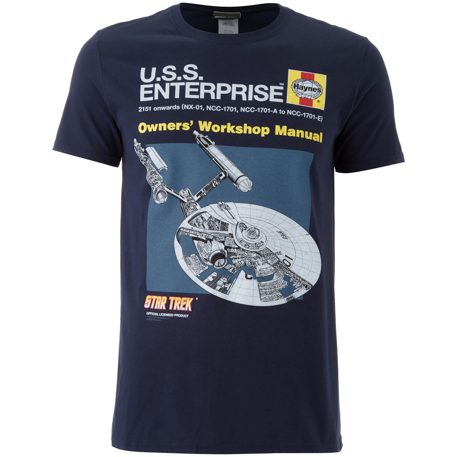 Star Trek Men's Original Enterprise T-Shirt - Black Merchandise | Zavvi US