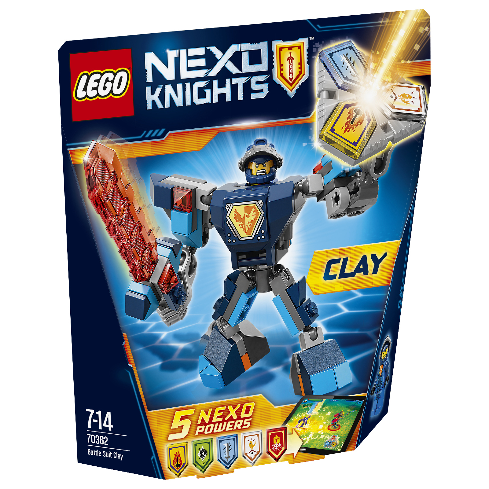 LEGO Nexo Knights: Battle Suit Clay (70362) | IWOOT