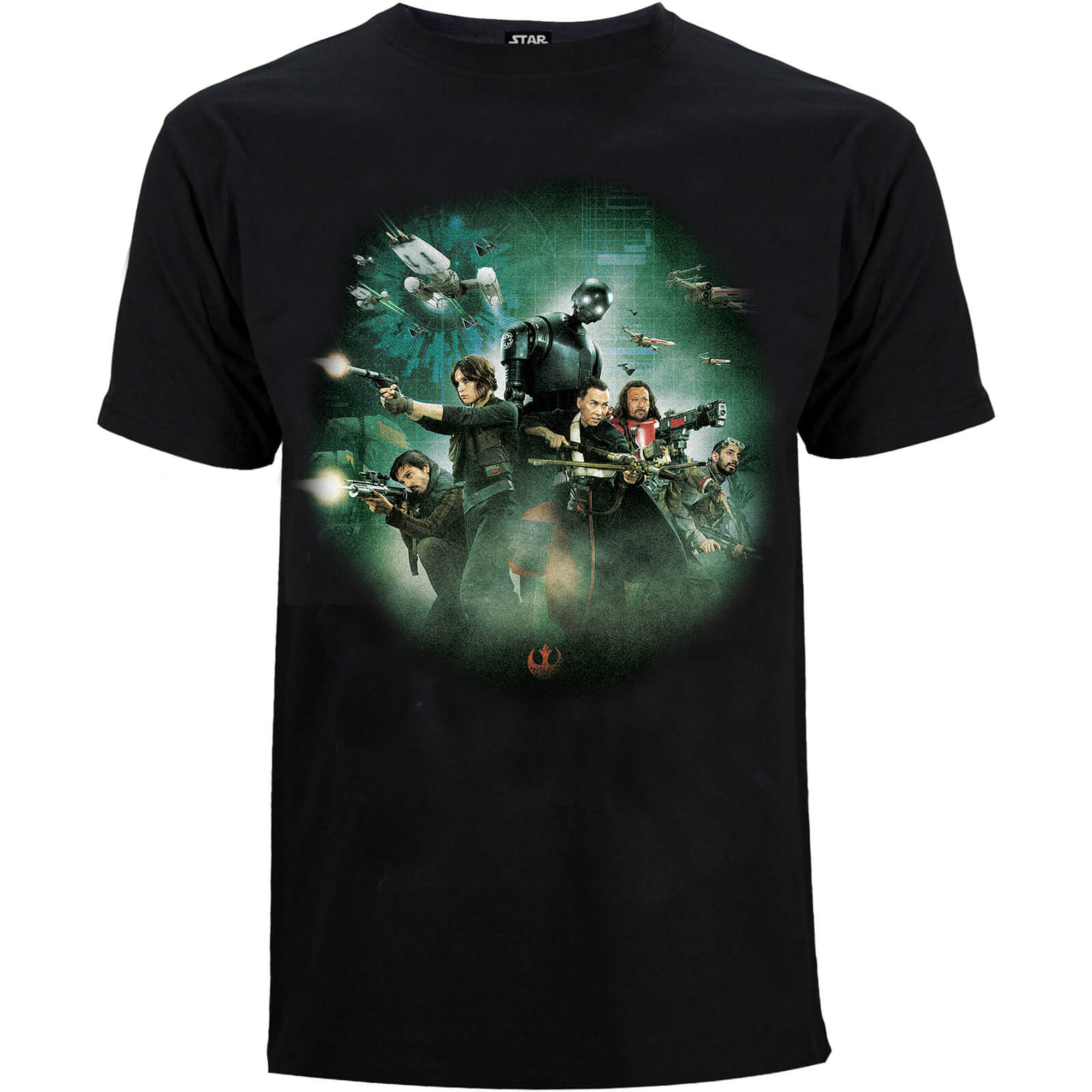 Star Wars Rogue One Men's Group Battle T-Shirt - Black Merchandise | Zavvi