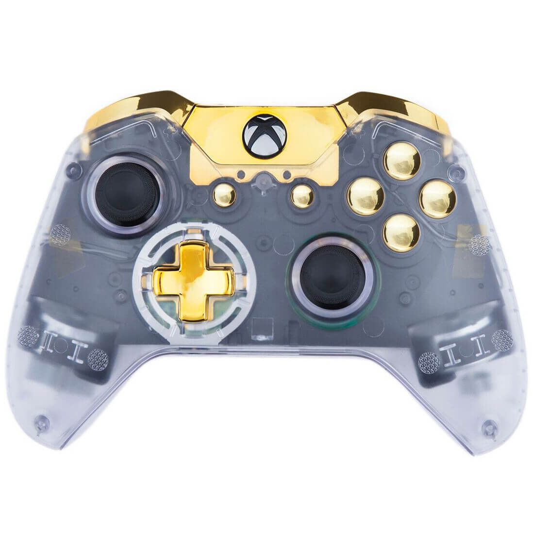 Custom Controllers Xbox One Controller - Transparent: Gold Edition ...