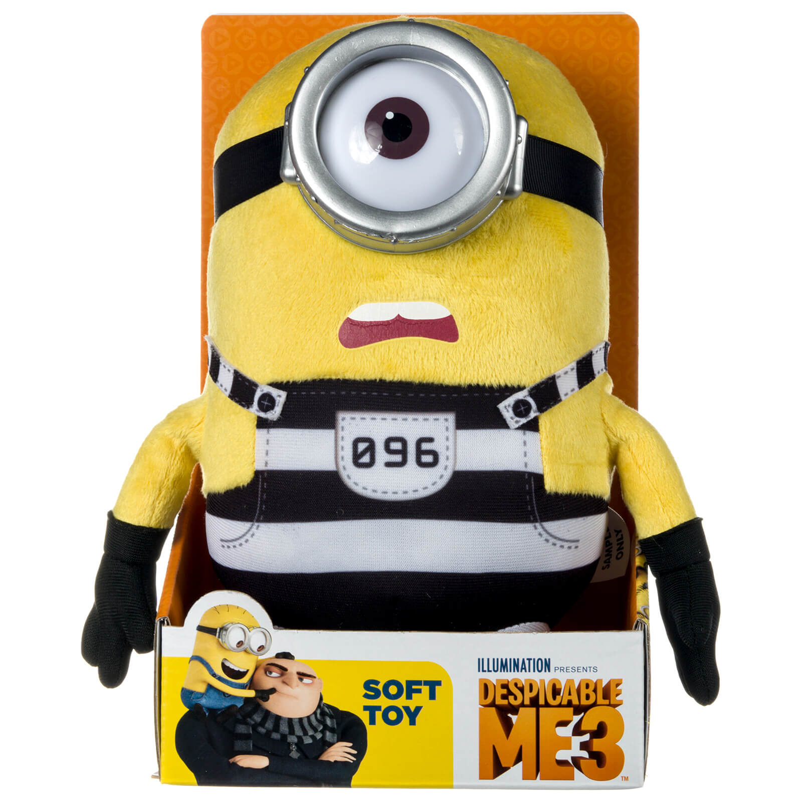 Despicable Me 3 Jail Carl Plush Toy - Medium | IWOOT