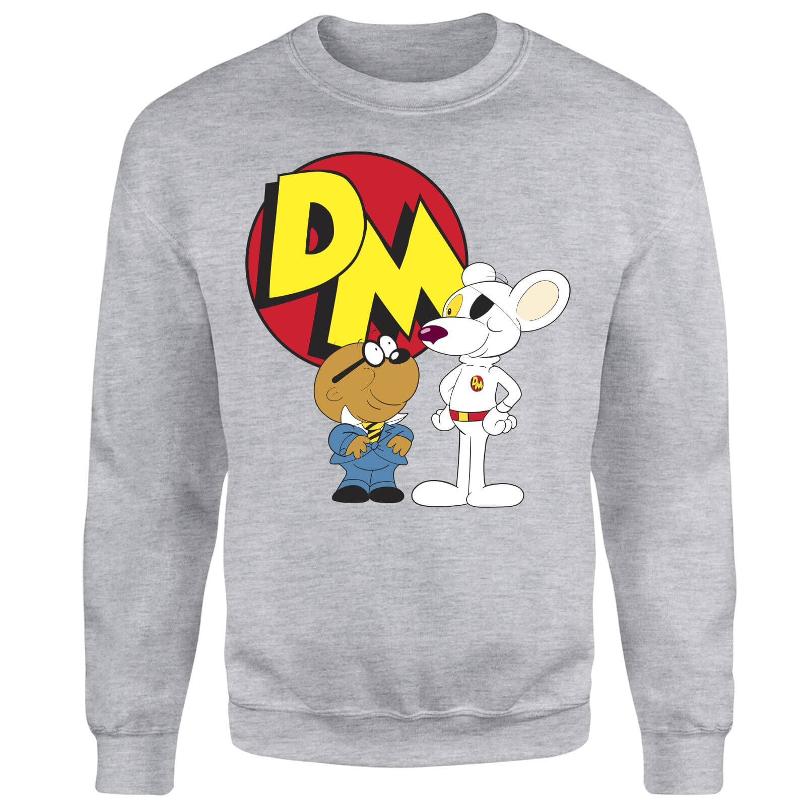 Danger Mouse Penfold and Danger Mouse Sweatshirt - Grey Clothing | Zavvi