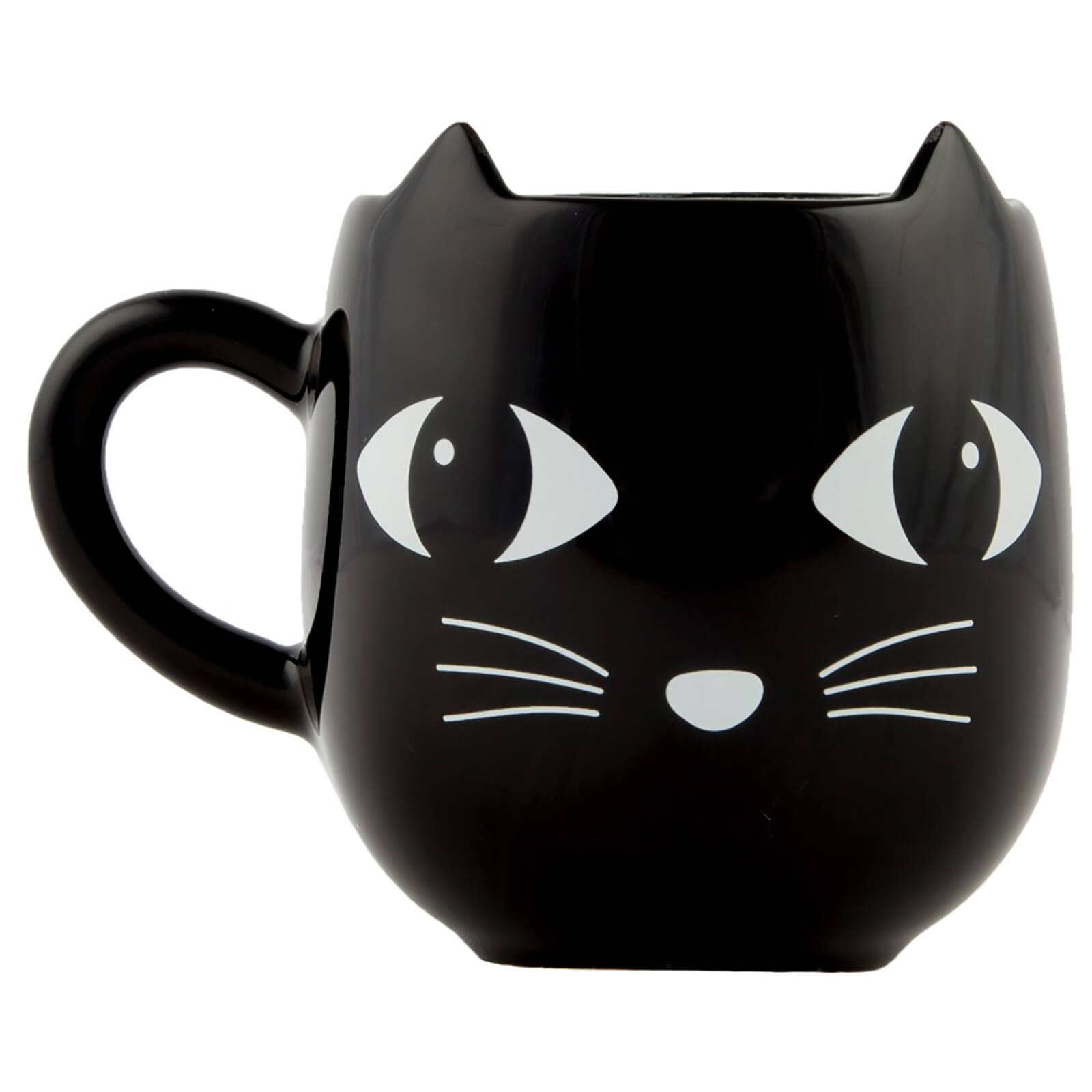 Sass & Belle Black Cat with Ears Mug | IWOOT