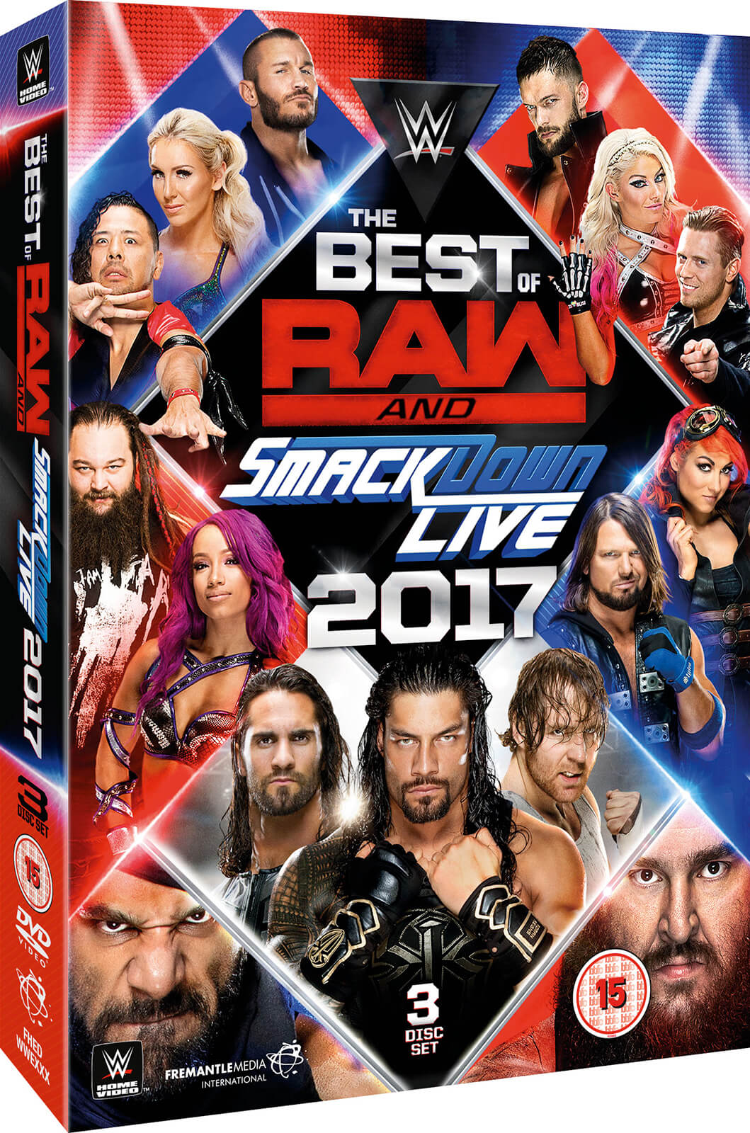 WWE: The Best Of Raw & Smackdown 2017 DVD | Zavvi