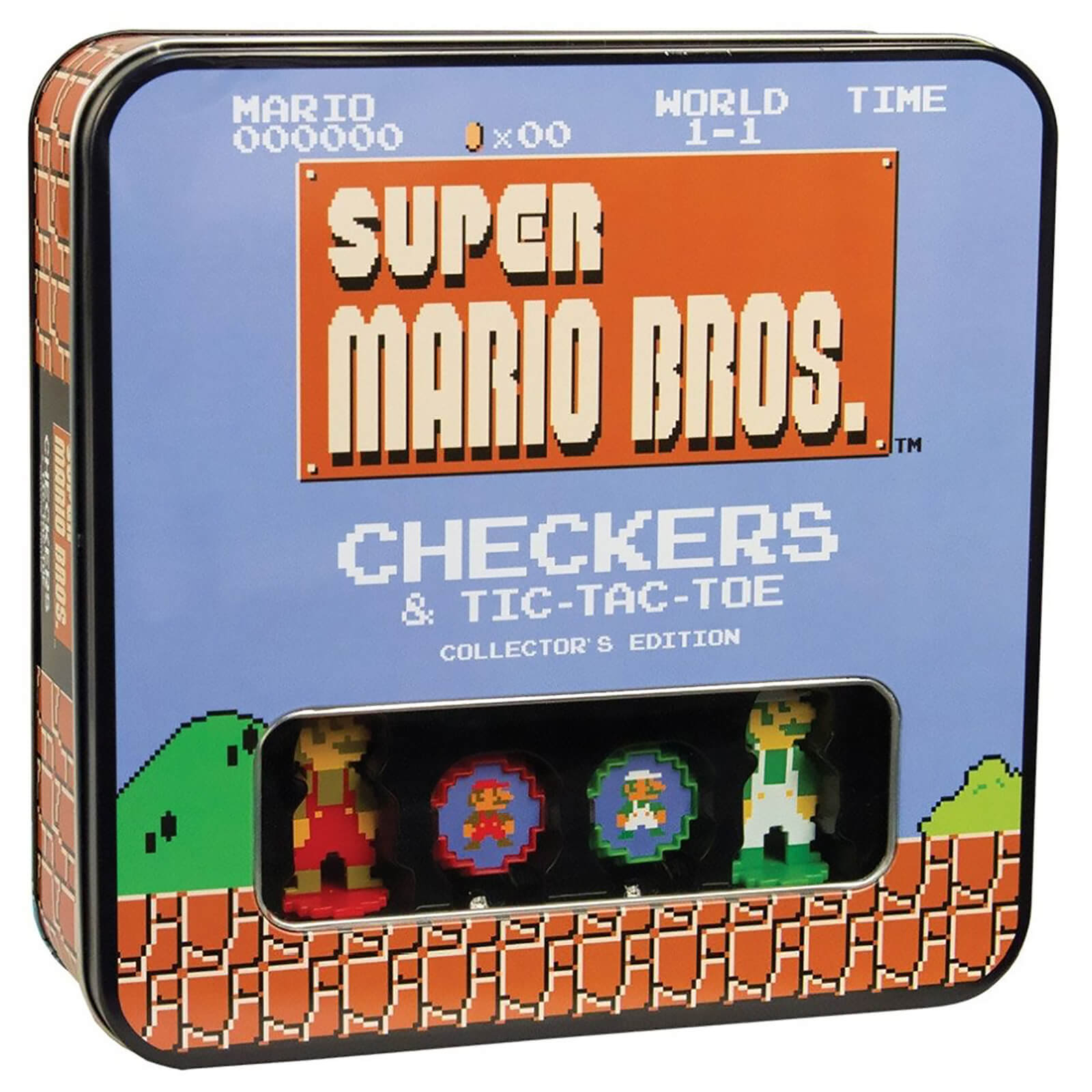 Super Mario Bros. Collector's Edition Checkers Board Game Toys | Zavvi