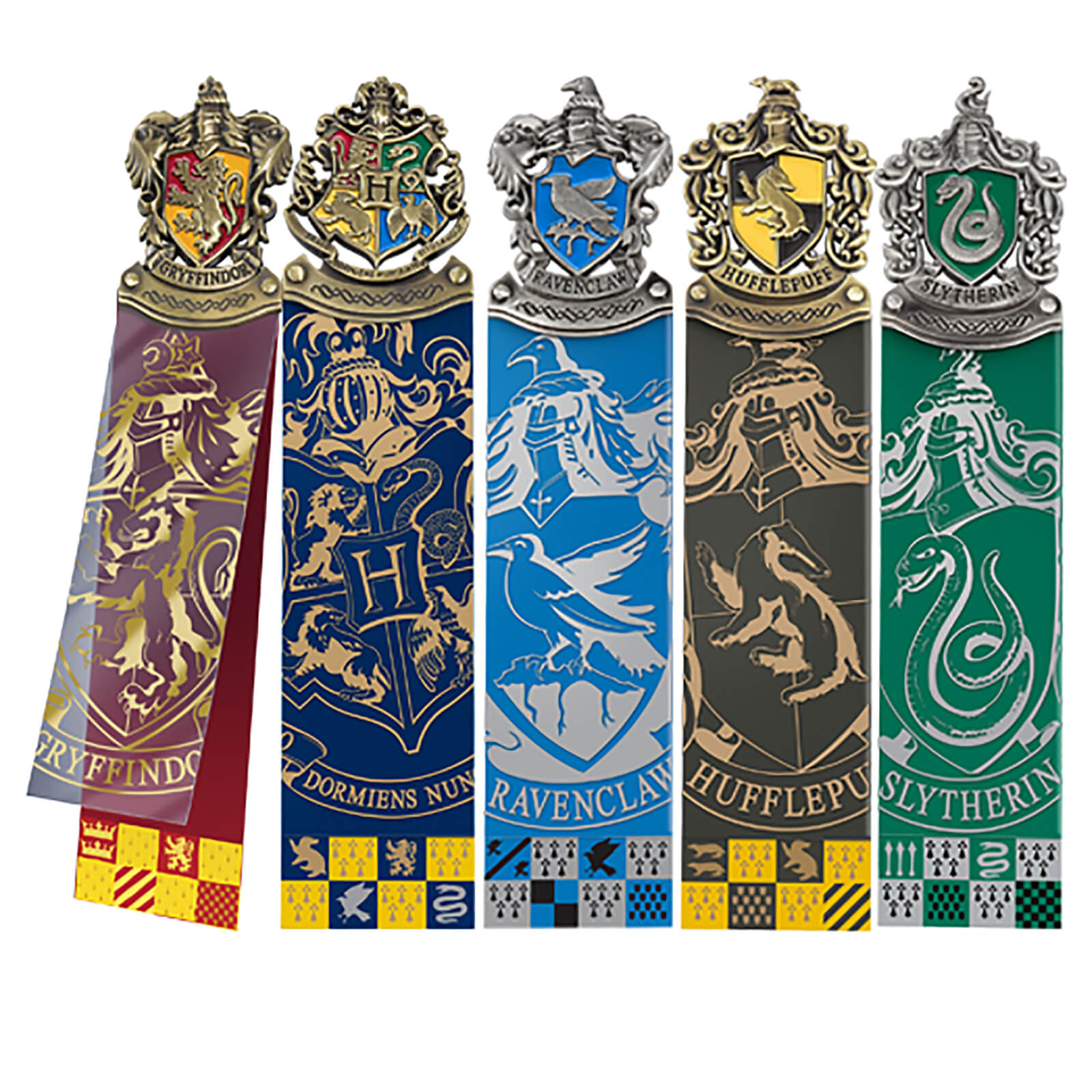 Harry Potter Hogwarts Crest's Bookmark Set Merchandise | Zavvi