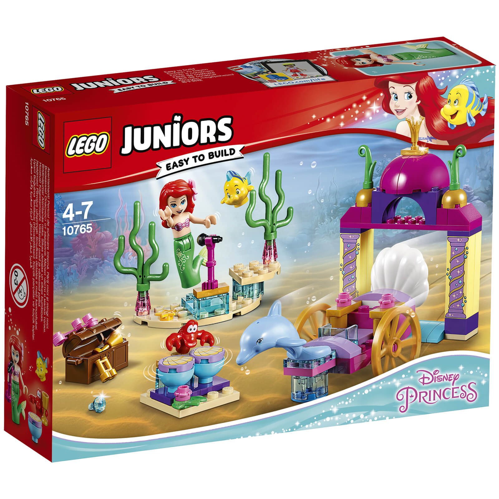LEGO Juniors Disney Princess: Ariel's Underwater Concert (10765) Toys ...