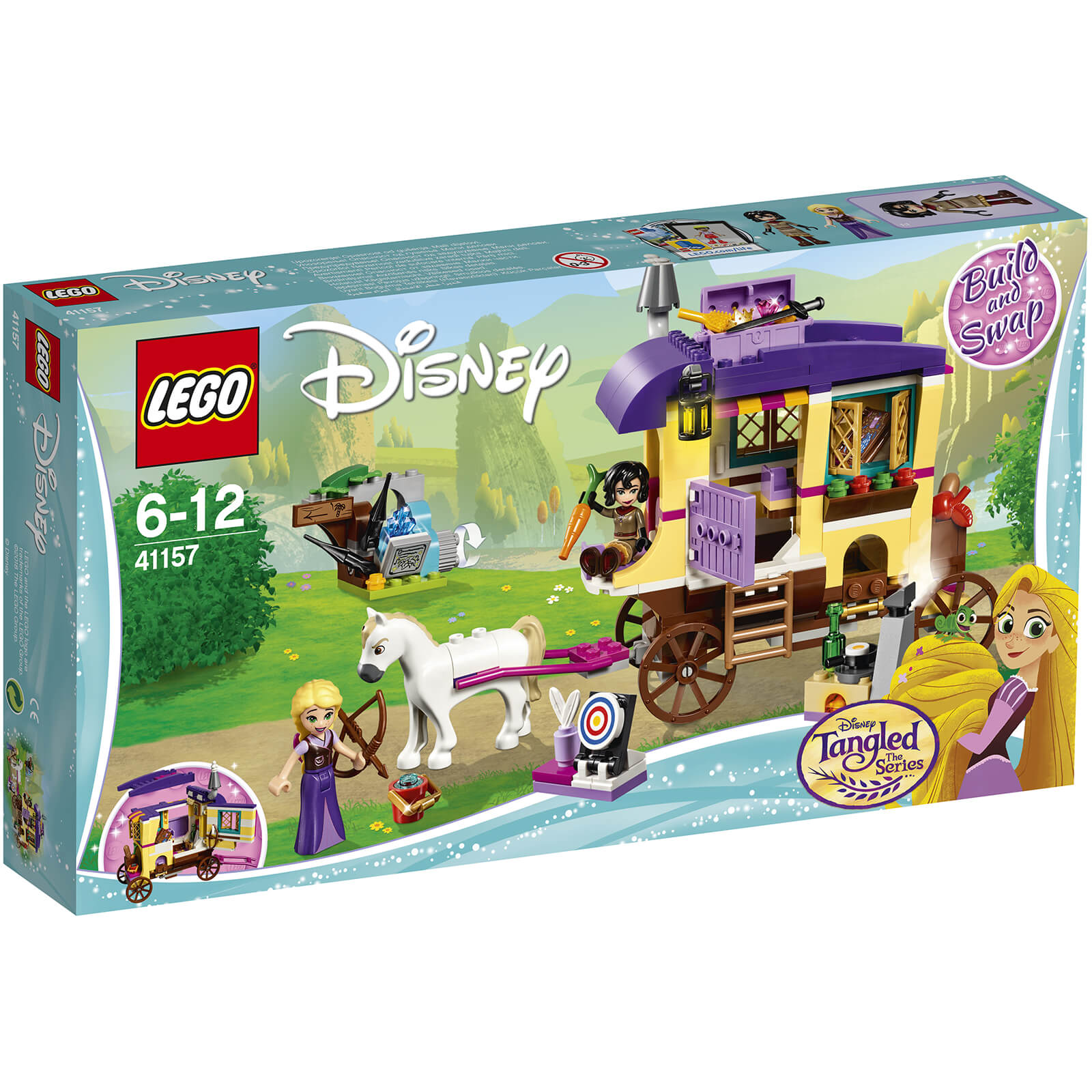 LEGO Disney Princess: Rapunzel's Traveling Caravan (41157) Toys | Zavvi