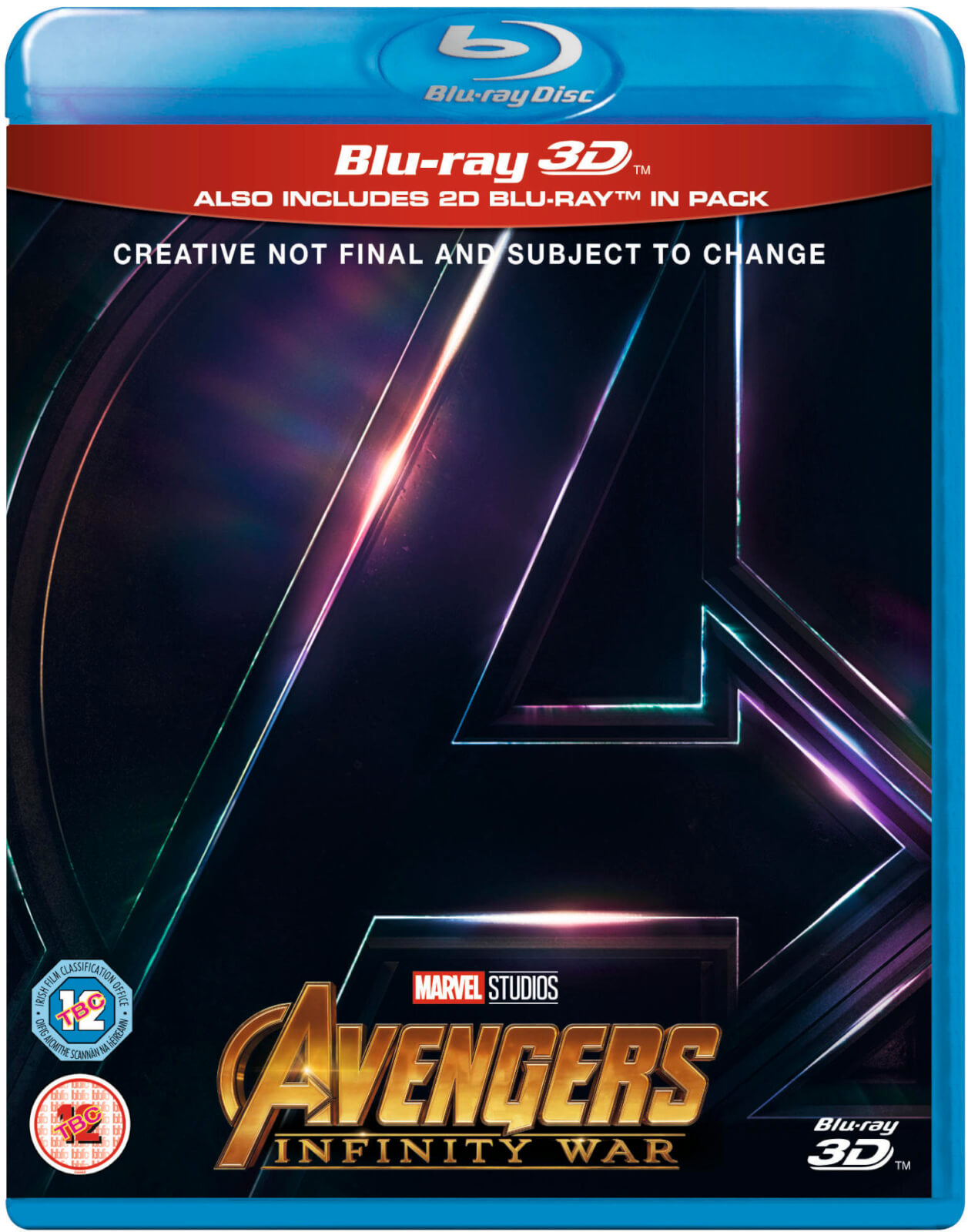Avengers: Infinity War 3D (Includes 2D Version) Blu-ray | Zavvi
