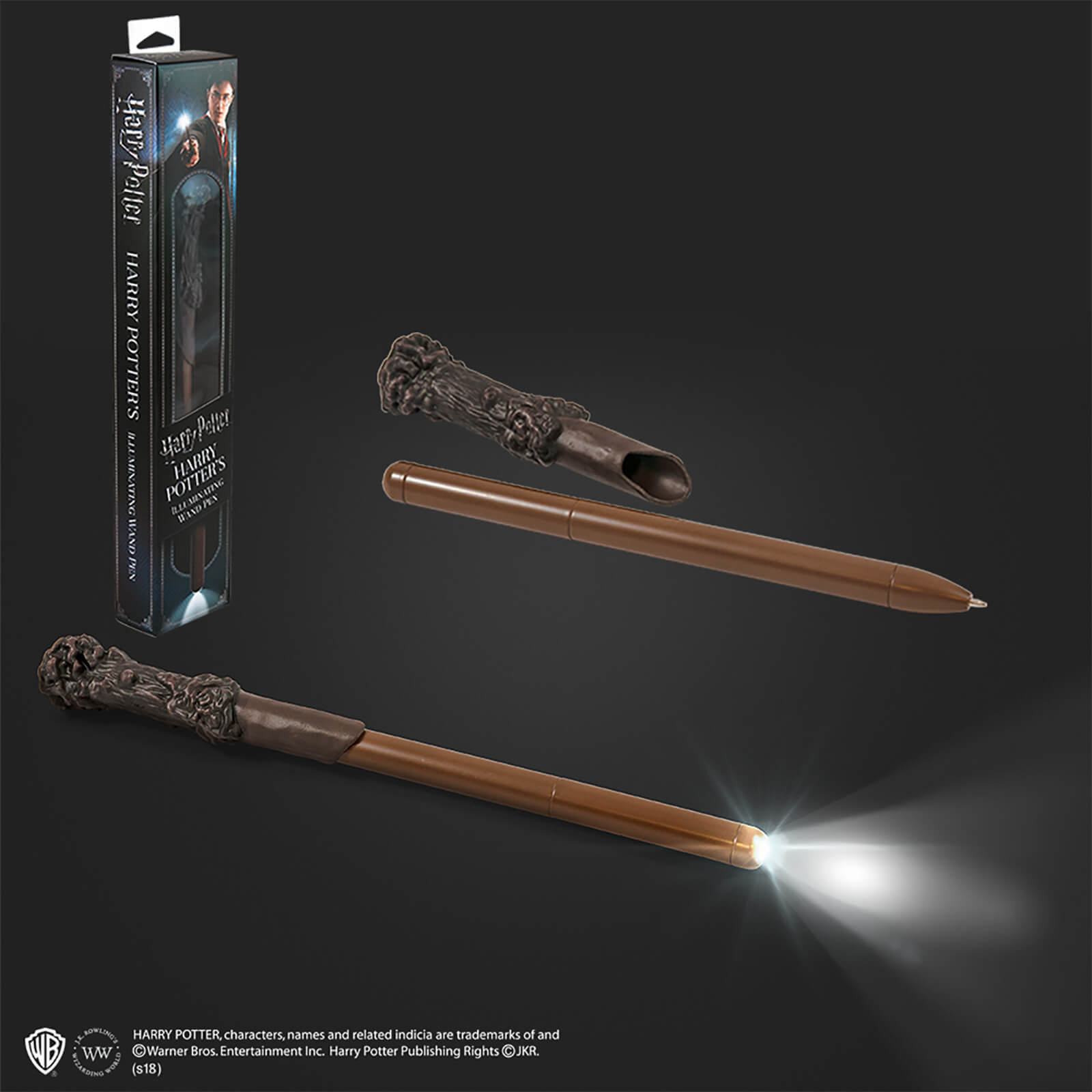 Harry Potter Illuminating Wand Pen Merchandise | Zavvi