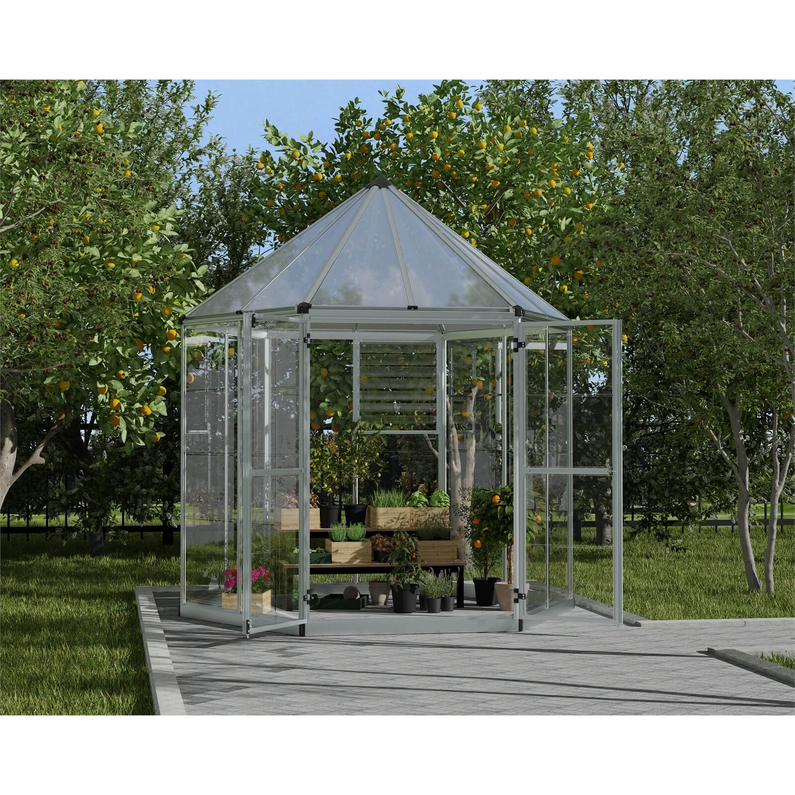 Hexagonal Greenhouse Advance Greenhouses