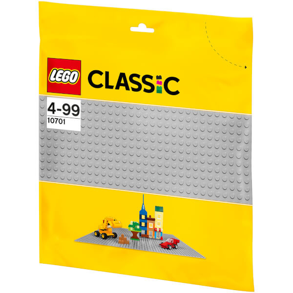 LEGO Classic: Grey Baseplate (10701) Toys | Zavvi