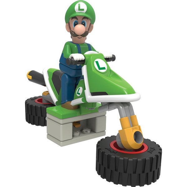 K'NEX Mario Kart: Luigi Hover Bike Building Set (38995) Toys | Zavvi