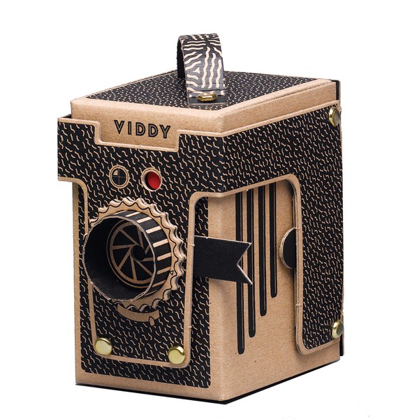 Viddy Pop Up Pinhole Camera Kit - Black Unique Gifts | Zavvi