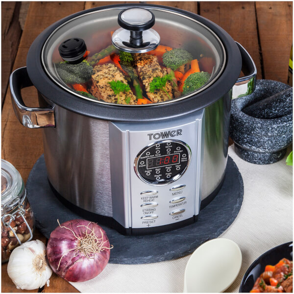 Tower T16006 Digital Multi Cooker With Stirring Paddle (5L) | IWOOT