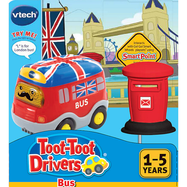 Vtech Toot-Toot Drivers Union Jack Bus Toys | Zavvi Australia