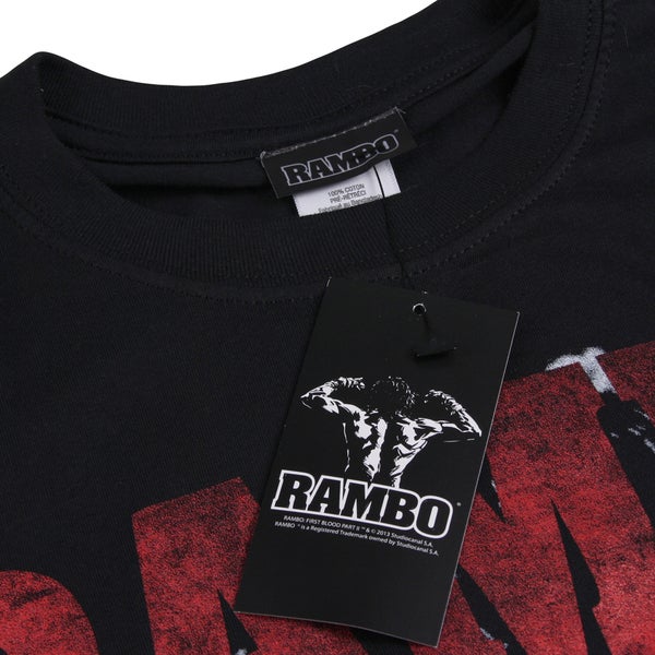 Rambo 2 Men's T-Shirt - Black Merchandise | Zavvi
