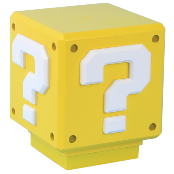 Nintendo Super Mario Mini Question Block Light - Yellow Gifts | Zavvi