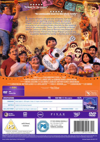 Coco DVD | Zavvi