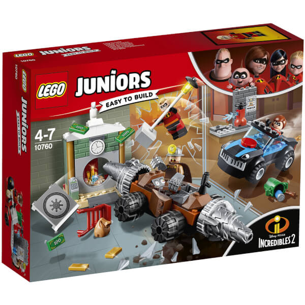LEGO Juniors Disney Incredibles 2: Underminer Bank Heist (10760) Toys ...