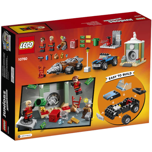 LEGO Juniors Disney Incredibles 2: Underminer Bank Heist (10760) Toys ...